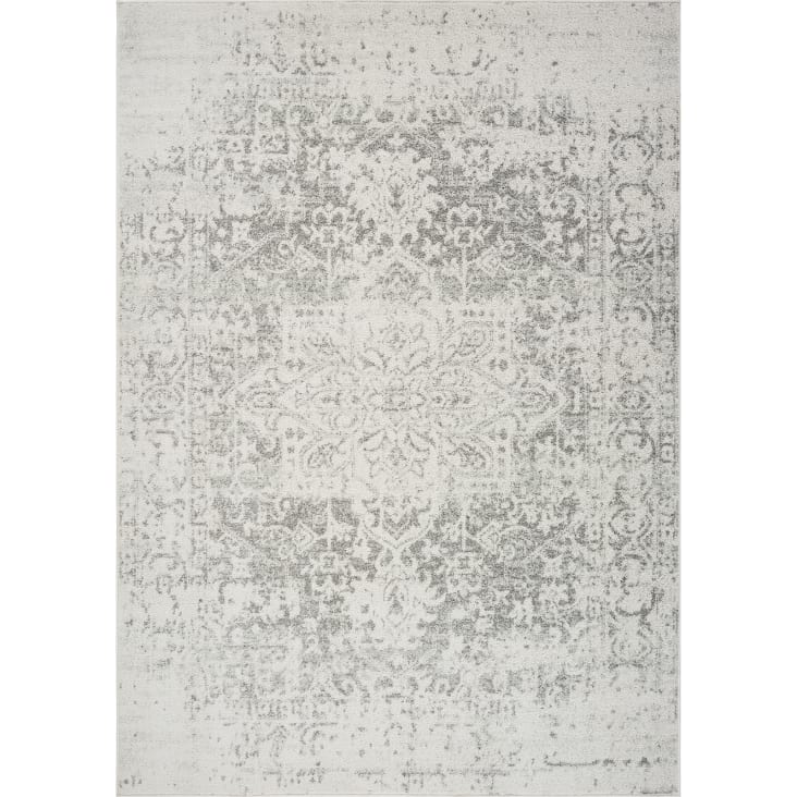 Alfombra vintage oriental gris/blanco 120x170 Juliette | Maisons du Monde