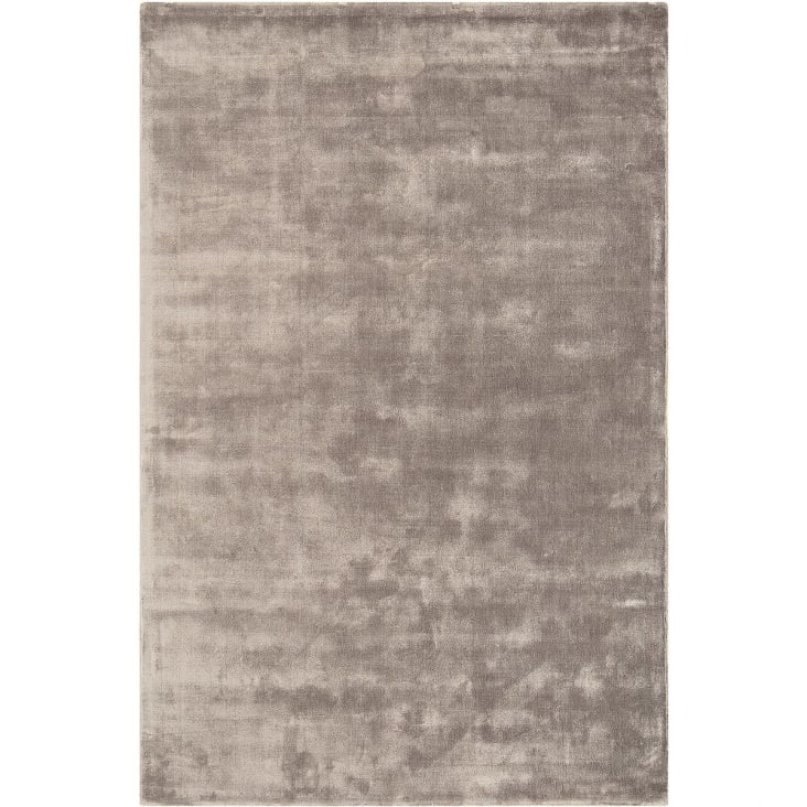 Tapis luxe designer en Viskosetaupe 200x300 cm Titane | Maisons du Monde
