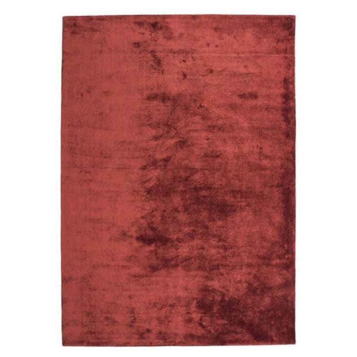 Tapis luxe designer en Viskoserouge cachemire 200x300 cm Titane ...