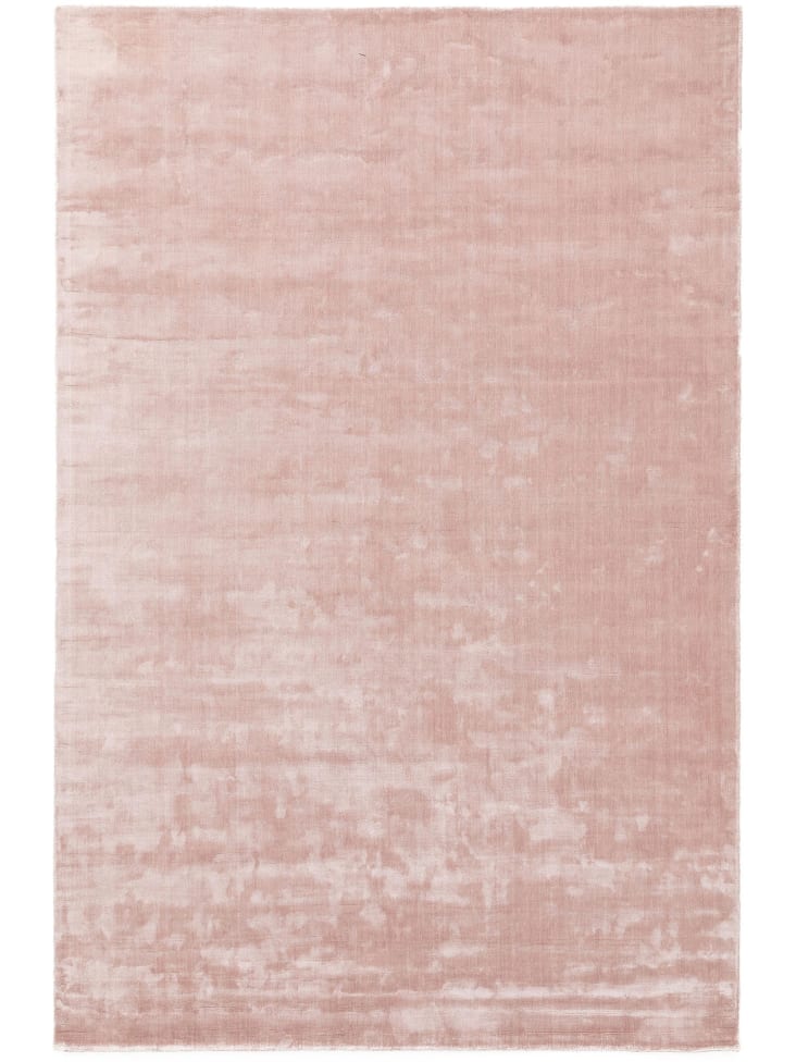 Alfombra viscosa rosa 200x300 Nela | Maisons du Monde