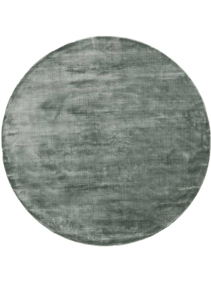 Viskoseteppich rund hellgrün D 120 rund Nela | Maisons du Monde