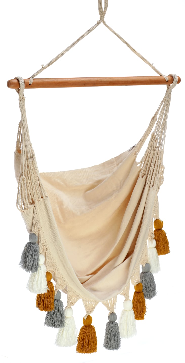 Amaca colombiana deluxe - Beige - Cotone e acrilico | Maisons du Monde