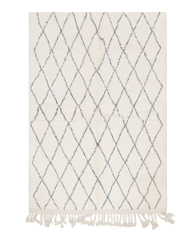 Tapis berbere marocain pure laine beige Berbere | Maisons du Monde
