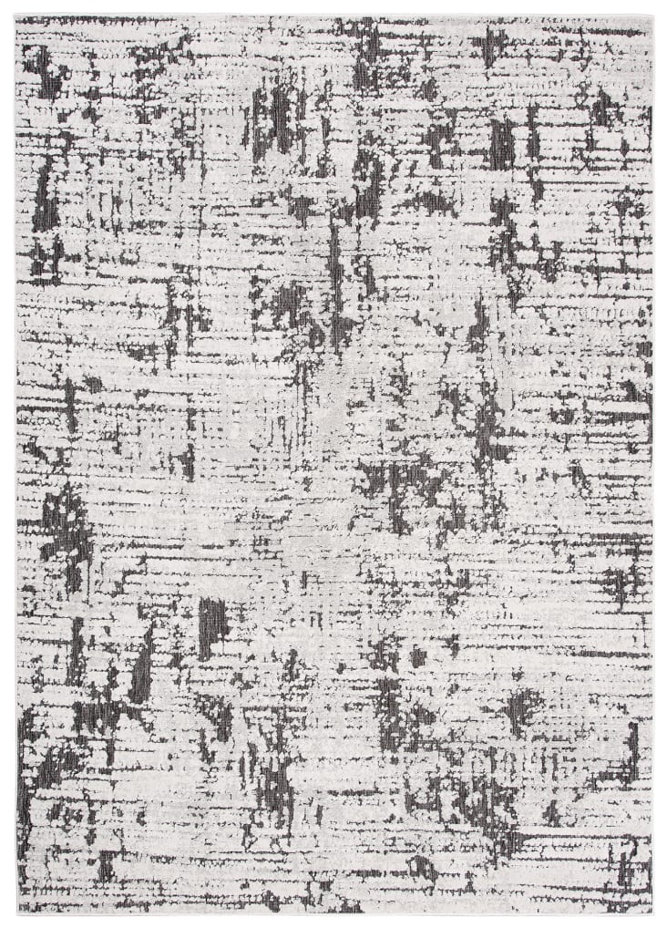 Tappeto da soggiorno negro crema efetto 3d morbido 140 x 200 cm LOTUS ...