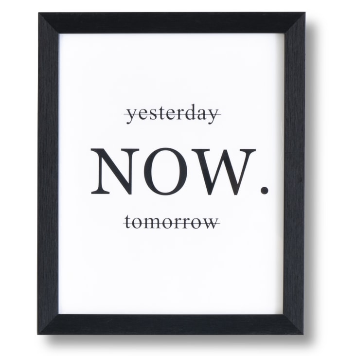 Cuadro decorativo 30 x 25 marco negro Moments | Maisons du Monde