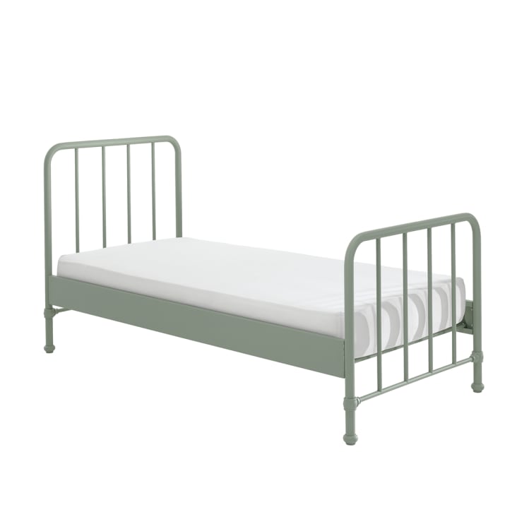 Lit 90x200 sommier inclus vert Bronxx | Maisons du Monde