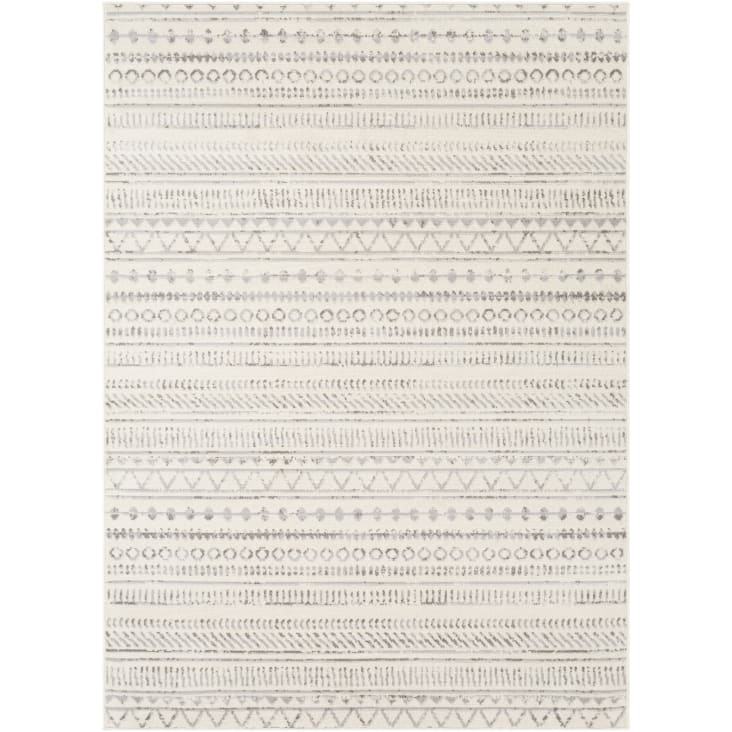 Skandinavischer Boho-Teppich Grau/Weiß 152x213 Marwa | Maisons du Monde
