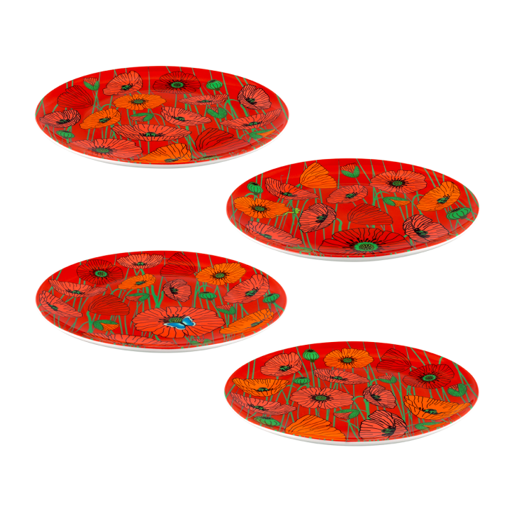 Set mit 4 Tellen DESSERT COLORÉ | Maisons du Monde