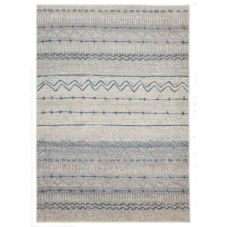 Tappeto Arredo in tessuto Blu 200x290cm SPIRIT | Maisons du Monde