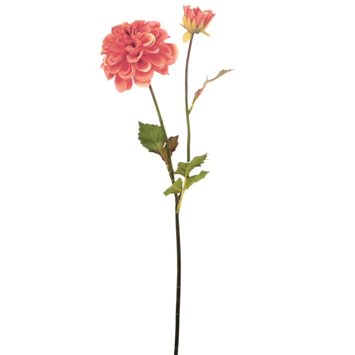 Tallo de dalia artificial naranja h48 Andreas | Maisons du Monde