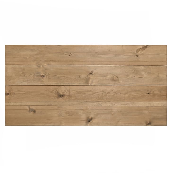 Cabecero de madera maciza en tono envejecido de 160x80cm Flandes i ...