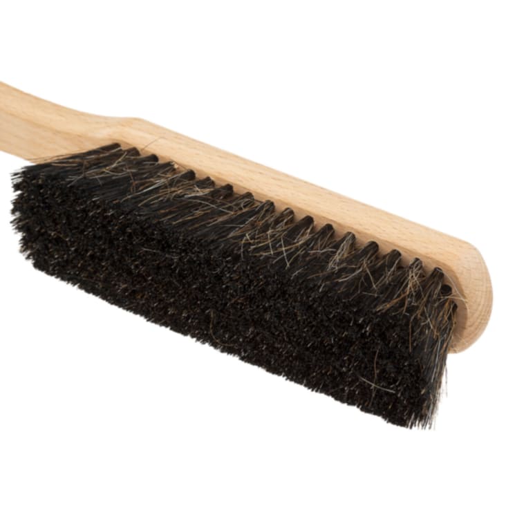 Pelle et balayette design métal noir et bois hêtre | Maisons du Monde