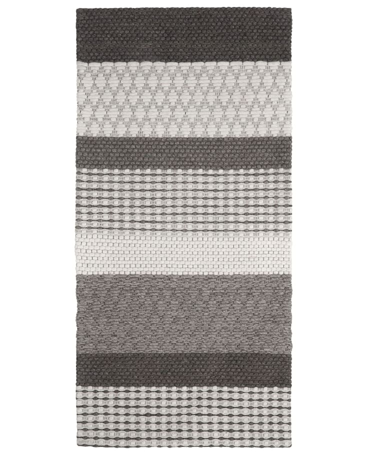 Kurzflor Teppich aus Stoff 150 x 80 cm, grau Akkaya | Maisons du Monde
