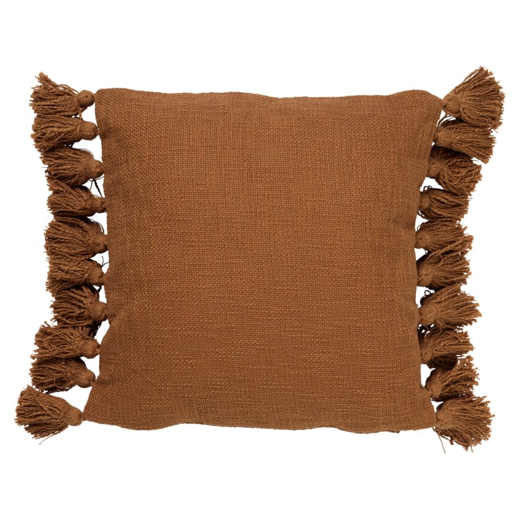 Housse de coussin Ruby Tobacco Brown 45x45 cm uni RUBY | Maisons du Monde