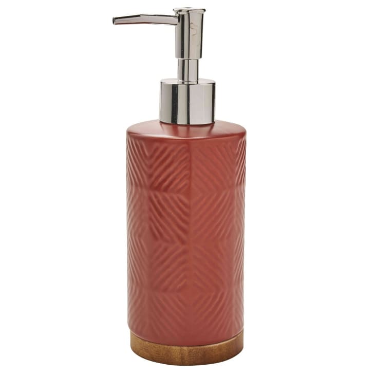 Distributeur de savon à relief en céramique Terra | Maisons du Monde