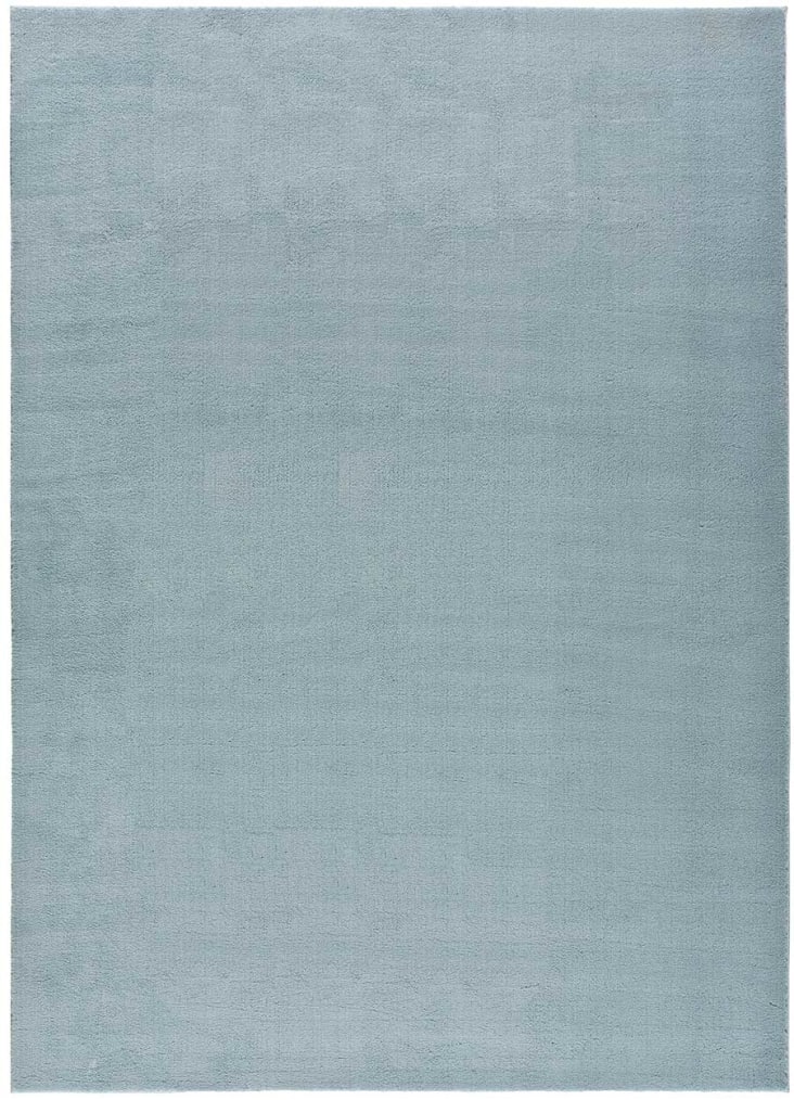 Alfombra lisa lavable en azul, 200x290 cm Loft | Maisons du Monde