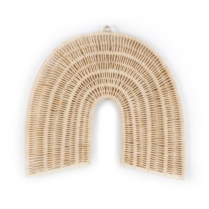 Ornement de mur en rotin (arc en ciel) pour chambre de bébé Rattan ...
