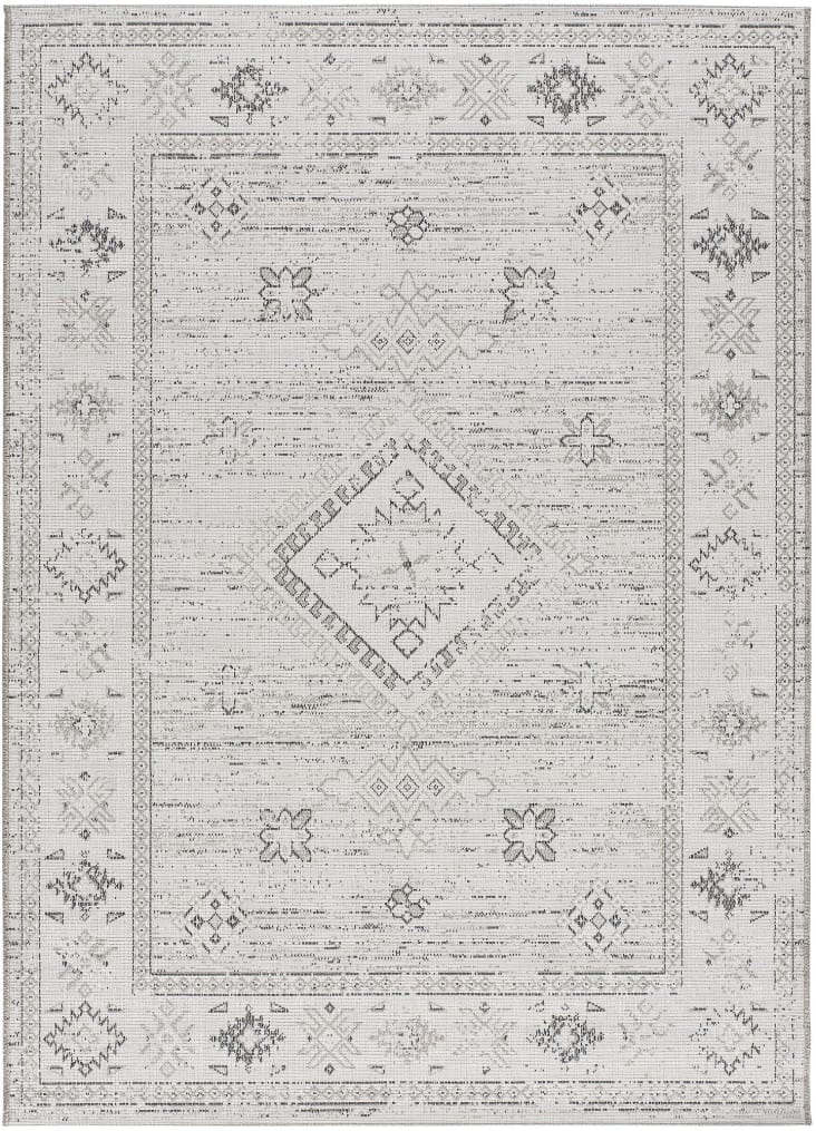 Outdoor-Teppich im Vintage-Stil, grau, 77X150 cm BALLIK | Maisons du Monde