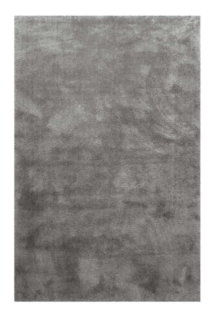 Weicher Hochflor Teppich grau, Wohn-, Schlaf-, Arbeitszimmer 200x290 ...