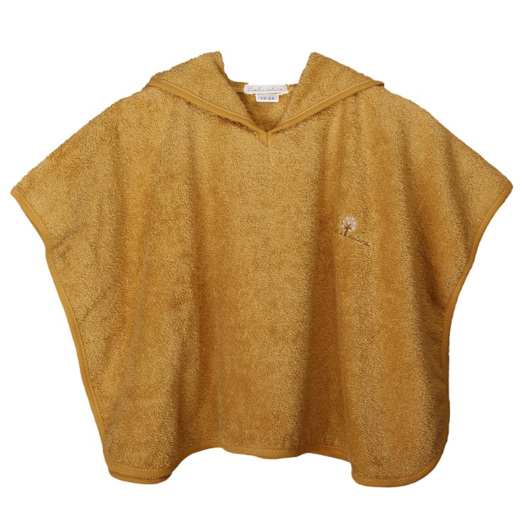 Poncho Eponge 0/24 mois Coton bio Ambre GAMME BIO UNIS | Maisons du Monde