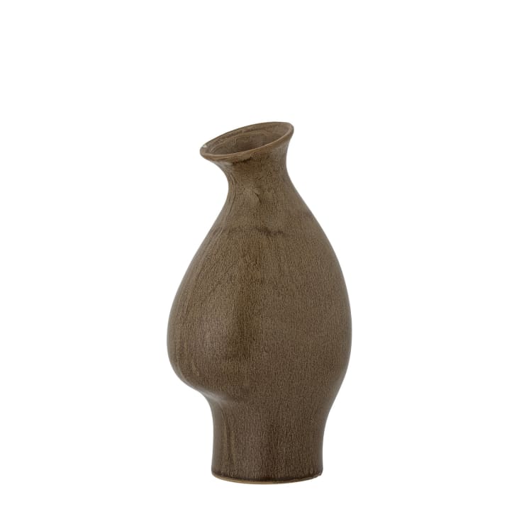Vase aus Steingut H26cm, braun Celin | Maisons du Monde