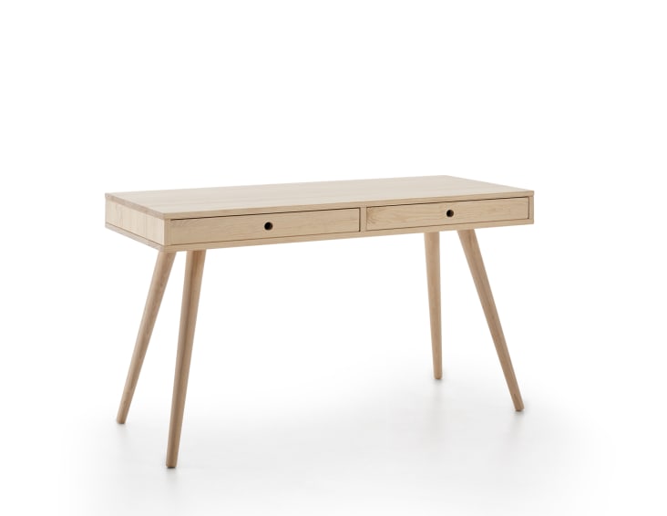 Escritorio de madera maciza natural, color natural VENUS | Maisons du Monde