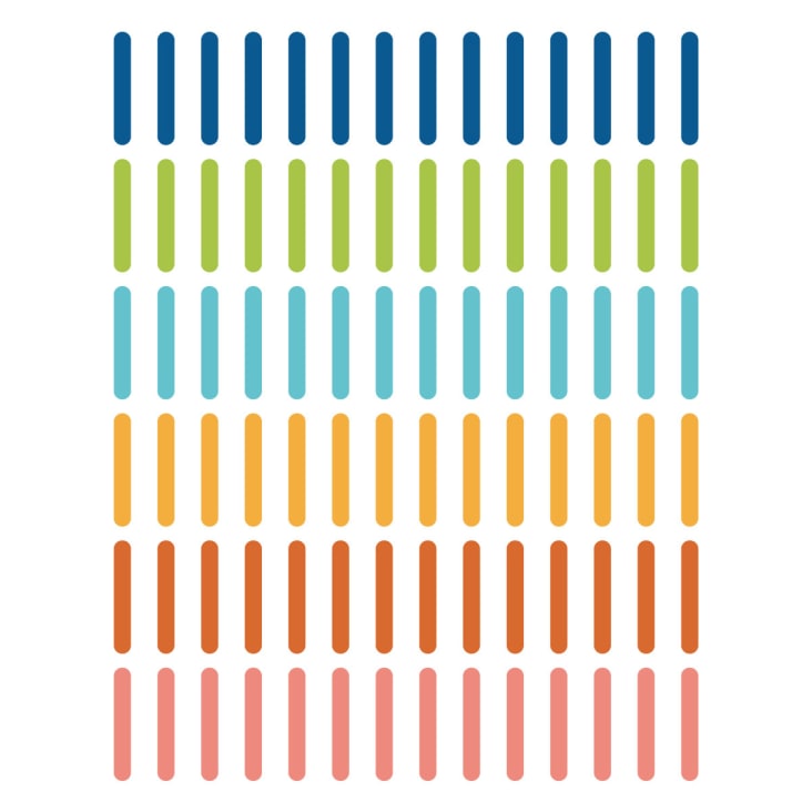 Selbstklebende Vinylaufkleber mit Konfetti-Muster, mehrfarbig Confetti ...