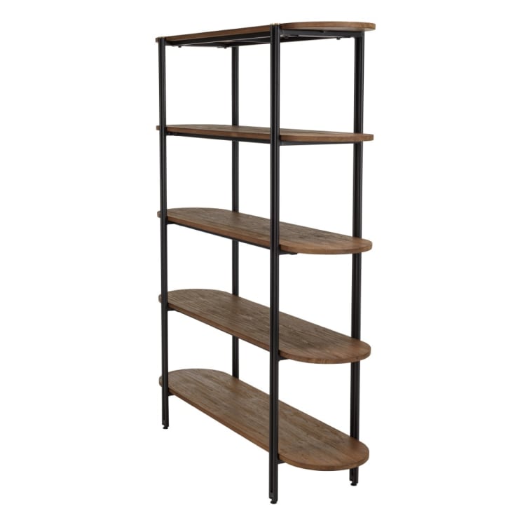 Estantería 5 niveles open space de madera de teca reciclada ALIDA ...