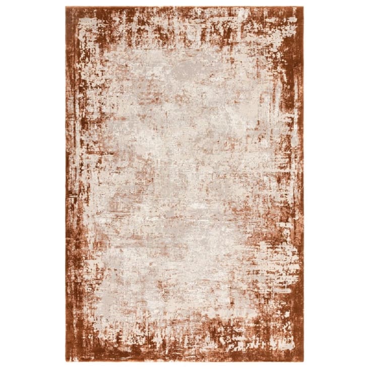 Tapis de salon moderne orange 160x230 cm Zuka | Maisons du Monde