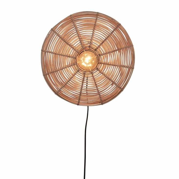 Applique rotin naturel, h. 40cm Tanami | Maisons du Monde