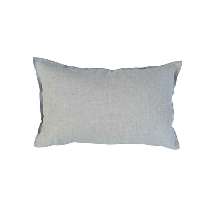 Cuscino grigio arredo in lino 30x50 cm Talin | Maisons du Monde