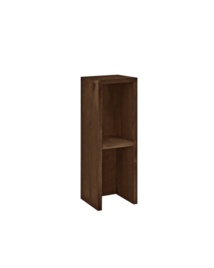 Table de chevet en bois de sapin marron 60x20cm Lina | Maisons du Monde