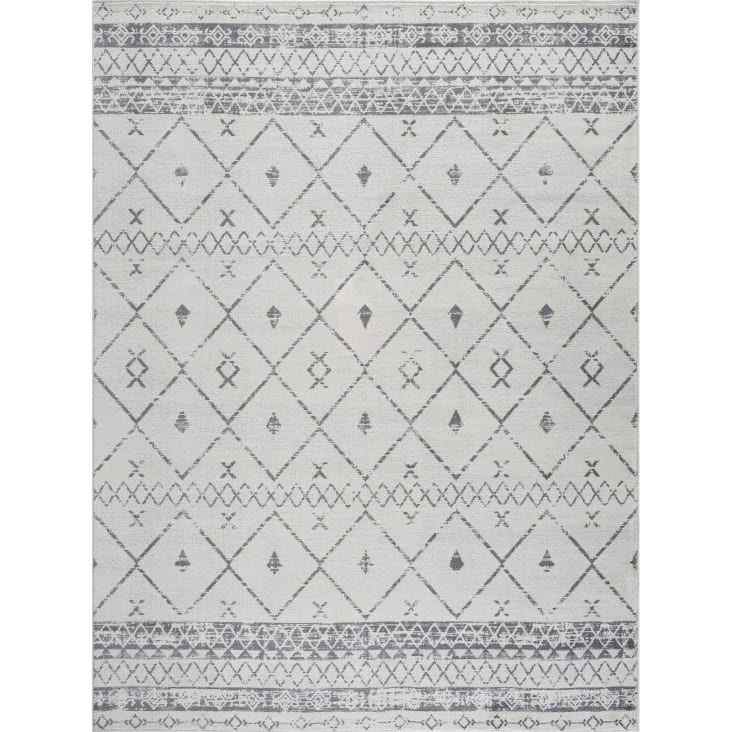 Tapis Berbère Ethnique Blanc/Gris 120x170 Mya | Maisons du Monde
