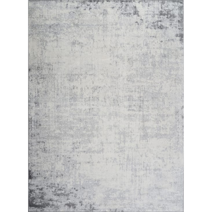 Moderner Abstrakt Teppich Weiß/Grau 140x200 Alix | Maisons du Monde