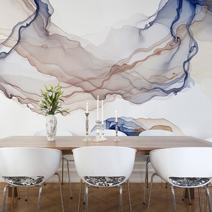 Fondo de pantalla panorámico de inki INKI BLUE | Maisons du Monde