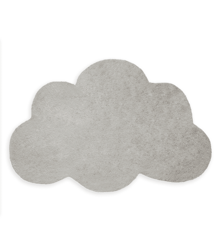 Baumwollteppich Wolke, 100 x 67 cm, grau | Maisons du Monde