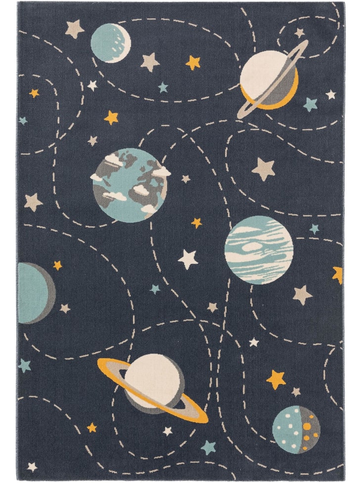 Alfombra niños azul 120x170 Apollo | Maisons du Monde