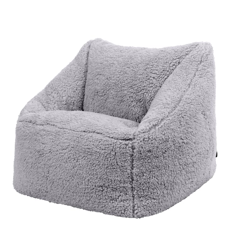 Flauschiger Sitzsack-Sessel für Kinder, Grau Natalia | Maisons du Monde