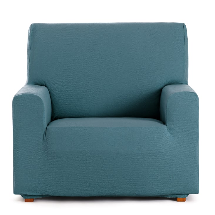 Funda de sillón bielástica verde esmeralda 80 - 110 cm Eysa | Maisons ...