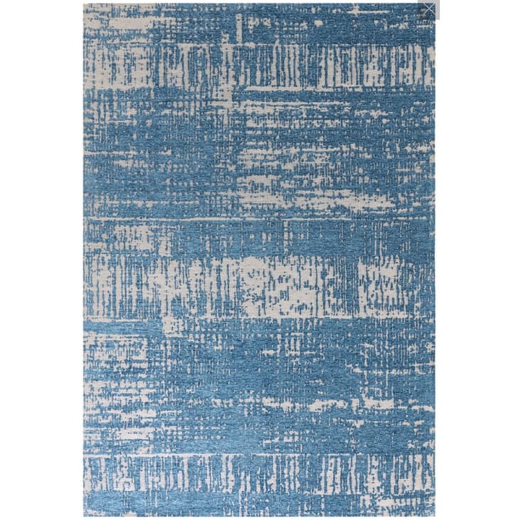 Alfombra de salón moderna azul 200x290 cm Baus | Maisons du Monde