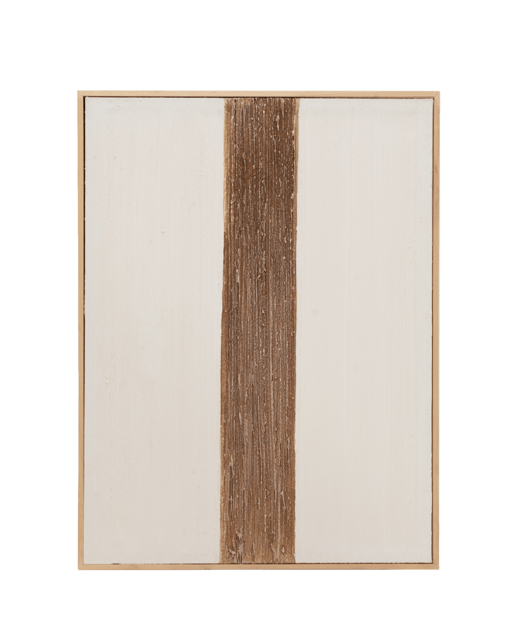 Cuadro decorativo pintado a mano al oleo marco marrón claro 100x150cm ...