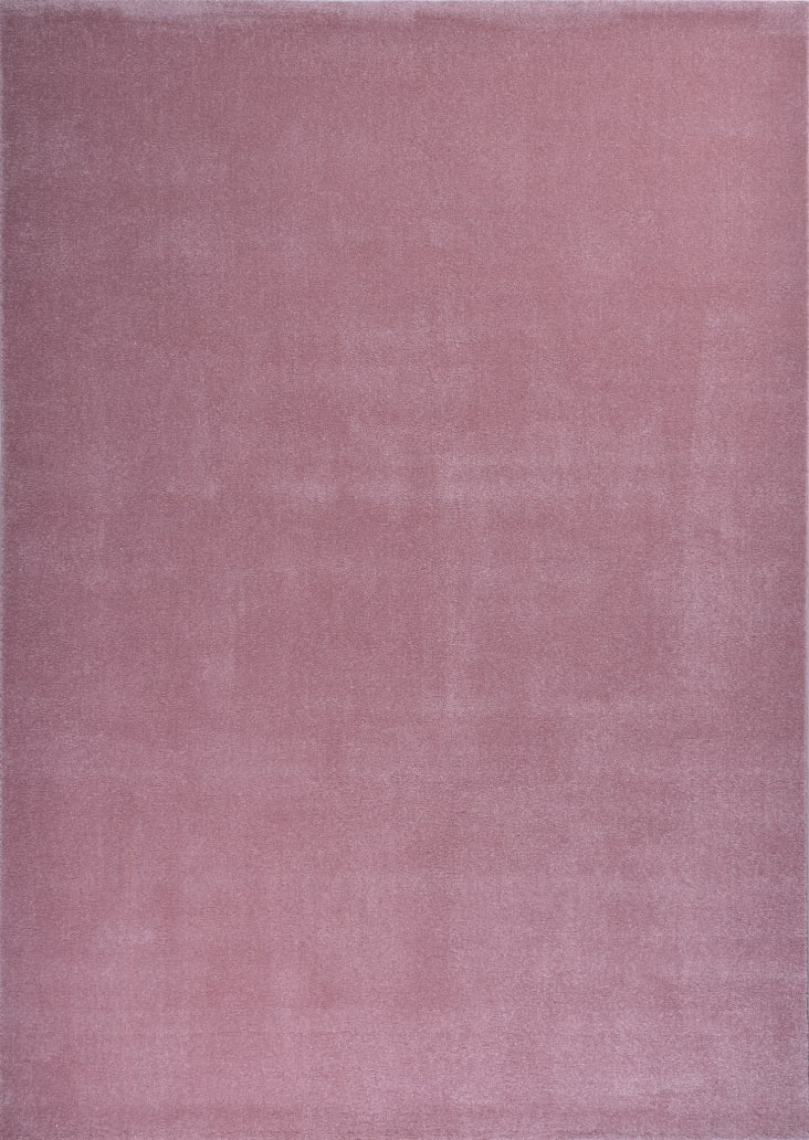 Tapis uni à poils ras - rose - 80x150 cm MEMPHIS | Maisons du Monde