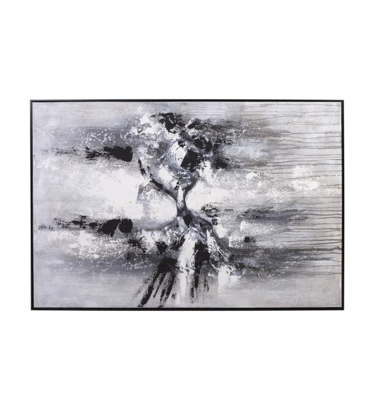 Quadro a olio su legno in scala di grigi, 150x150 cm Berna | Maisons du ...