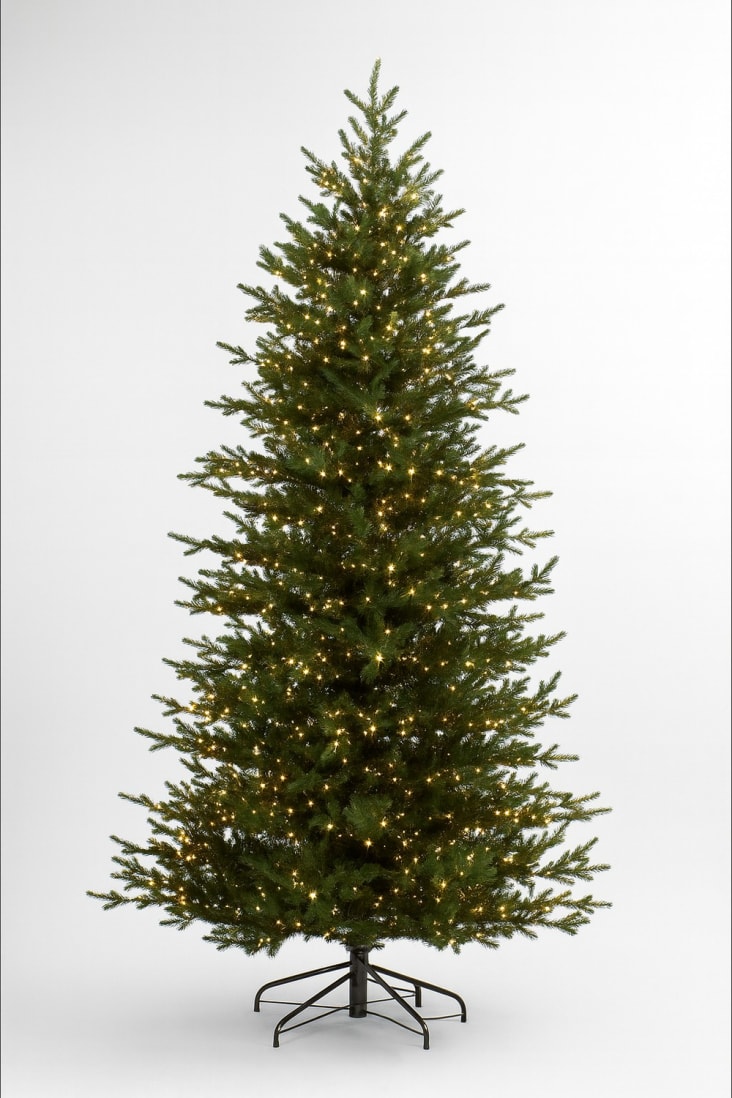 Albero di Natale con LED integrati, in PE Effetto Realistico, 240 cm PINO LUXURY | Maisons du Monde