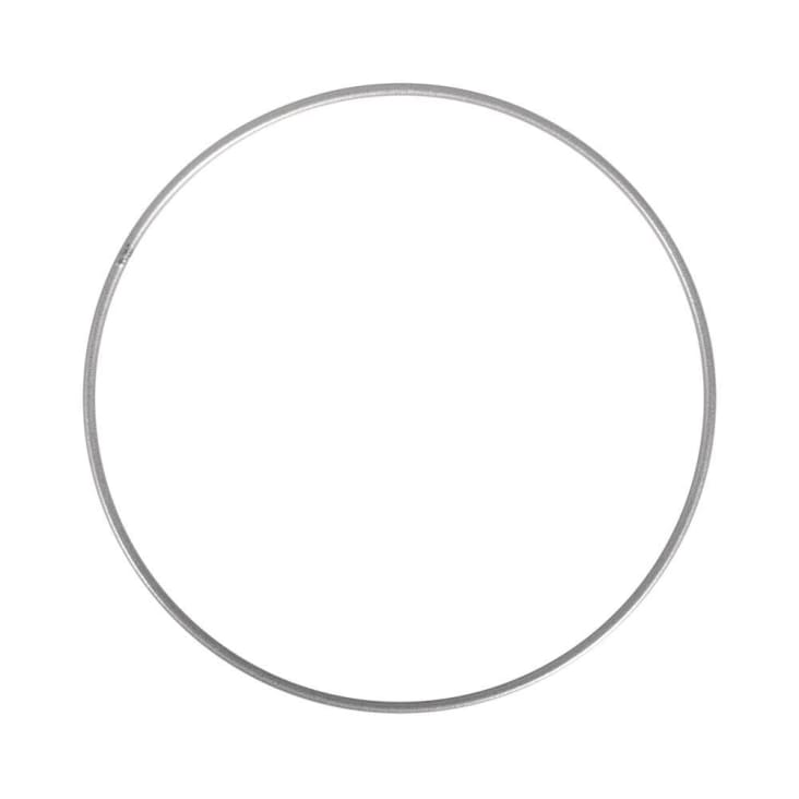 Anillo de metal plateado ø 20cm | Maisons du Monde