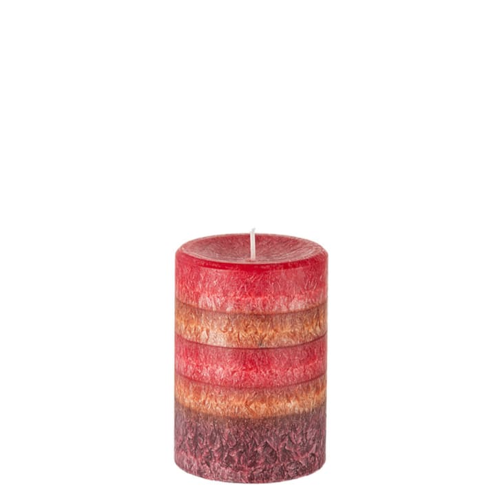 Bougie parfumée cylindrique rouge H10 Multi | Maisons du Monde