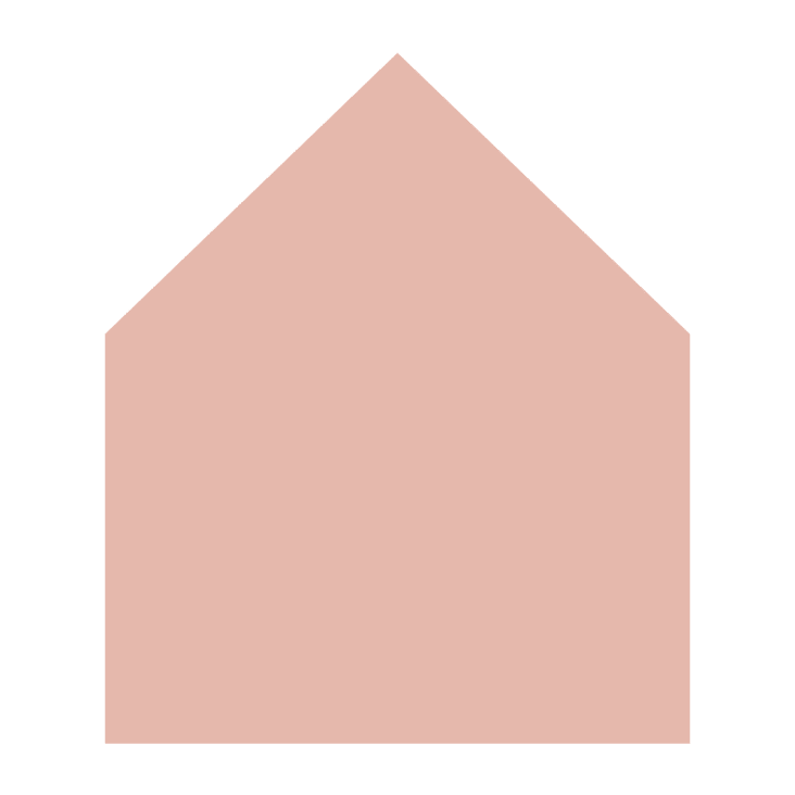 Sticker muraux en vinyle maison rose Home | Maisons du Monde