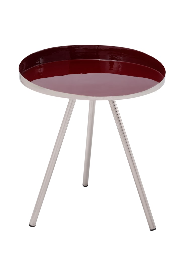 Beistelltisch aus Metall Ø 41 x 47 cm, Lila MORRISON | Maisons du Monde