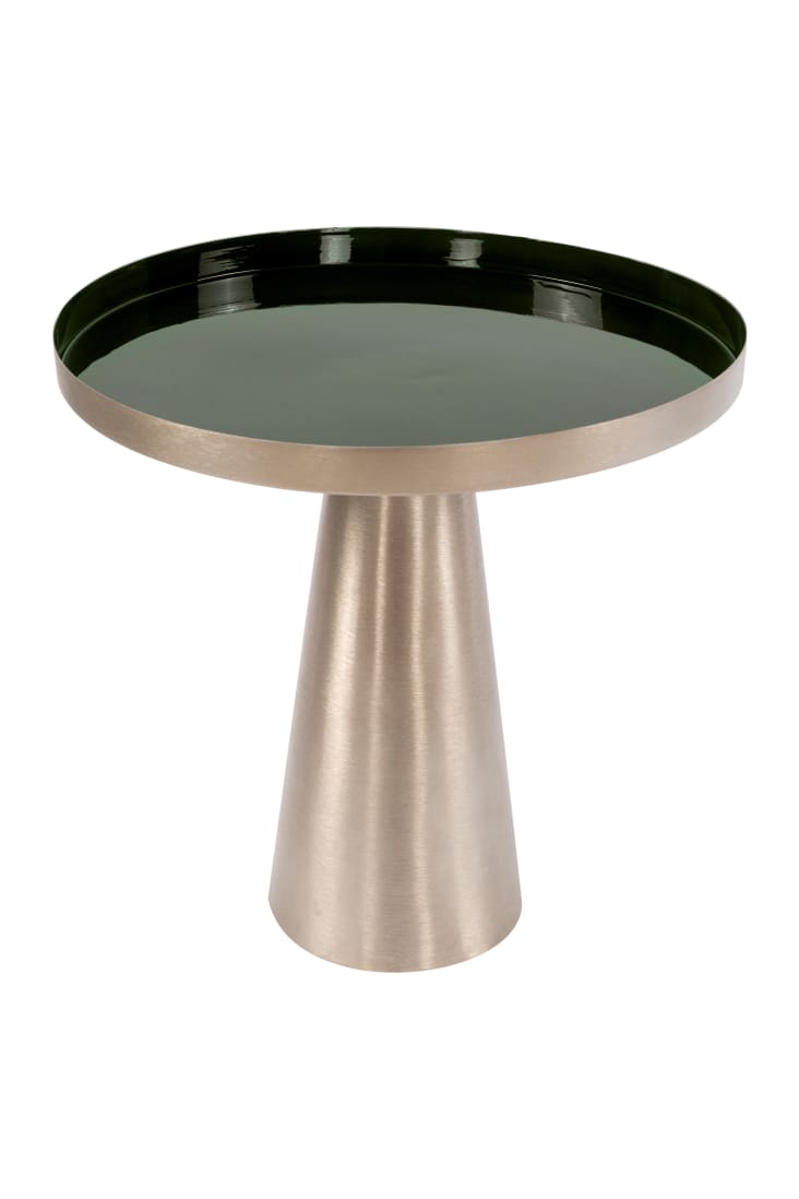 Beistelltisch aus Edelstahl Ø 51 x 50 cm, Grün MORRISON | Maisons du Monde