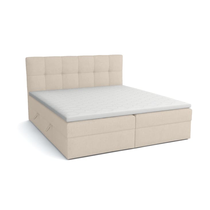 Boxspringbett Doppelbett Beige 180x200 CORINO | Maisons du Monde